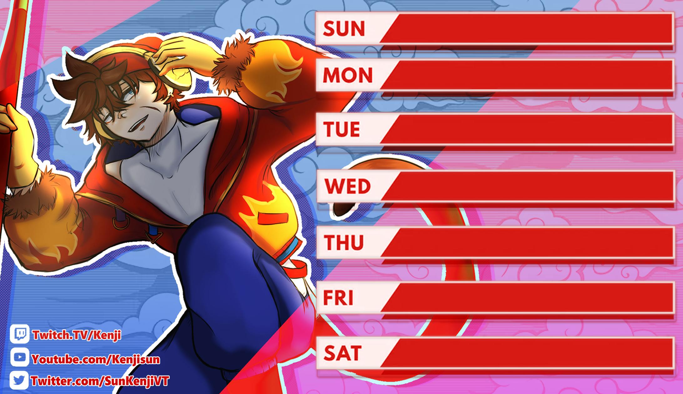 Kenji fanmade schedule