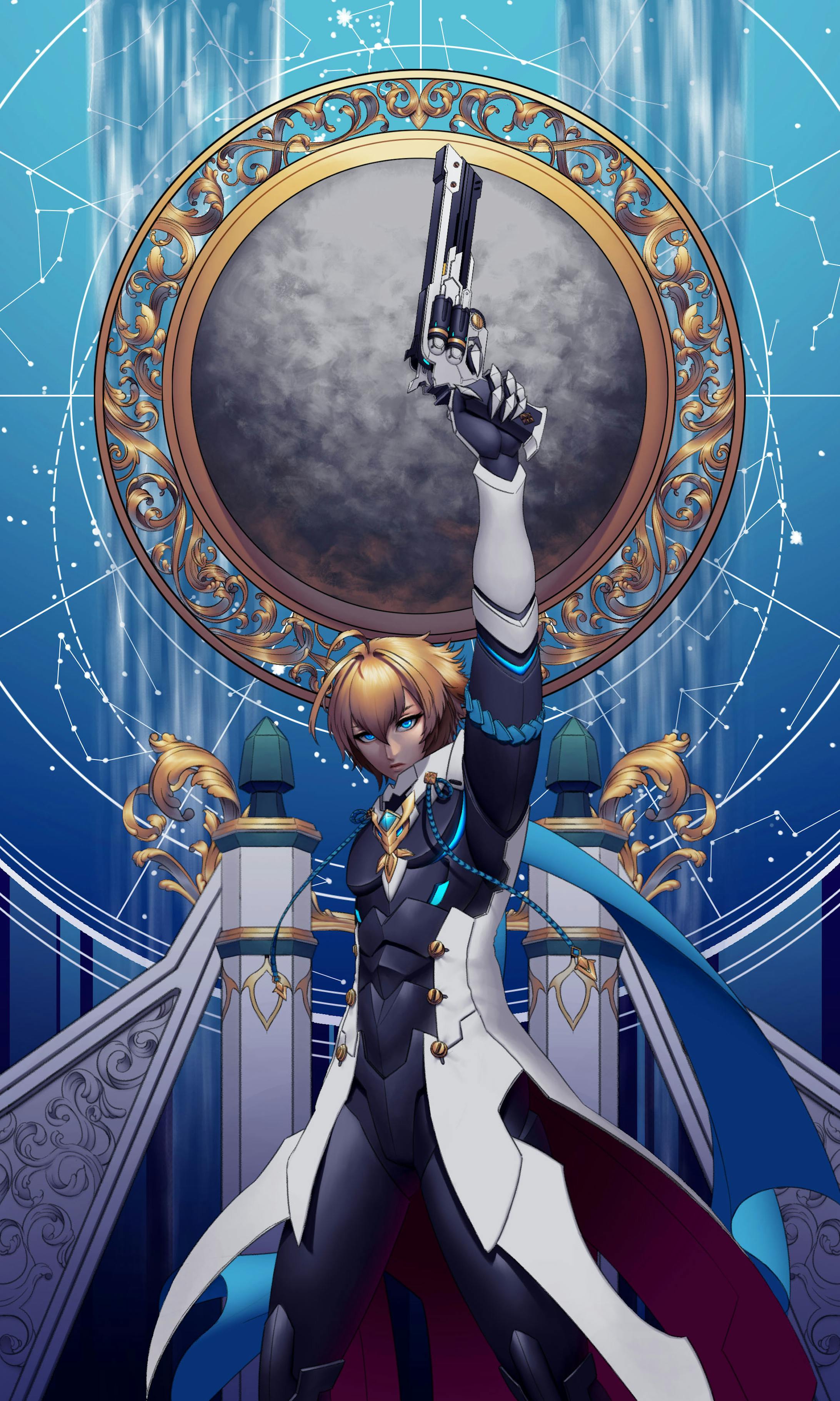 fatal phantom elsword tarot zine illustration