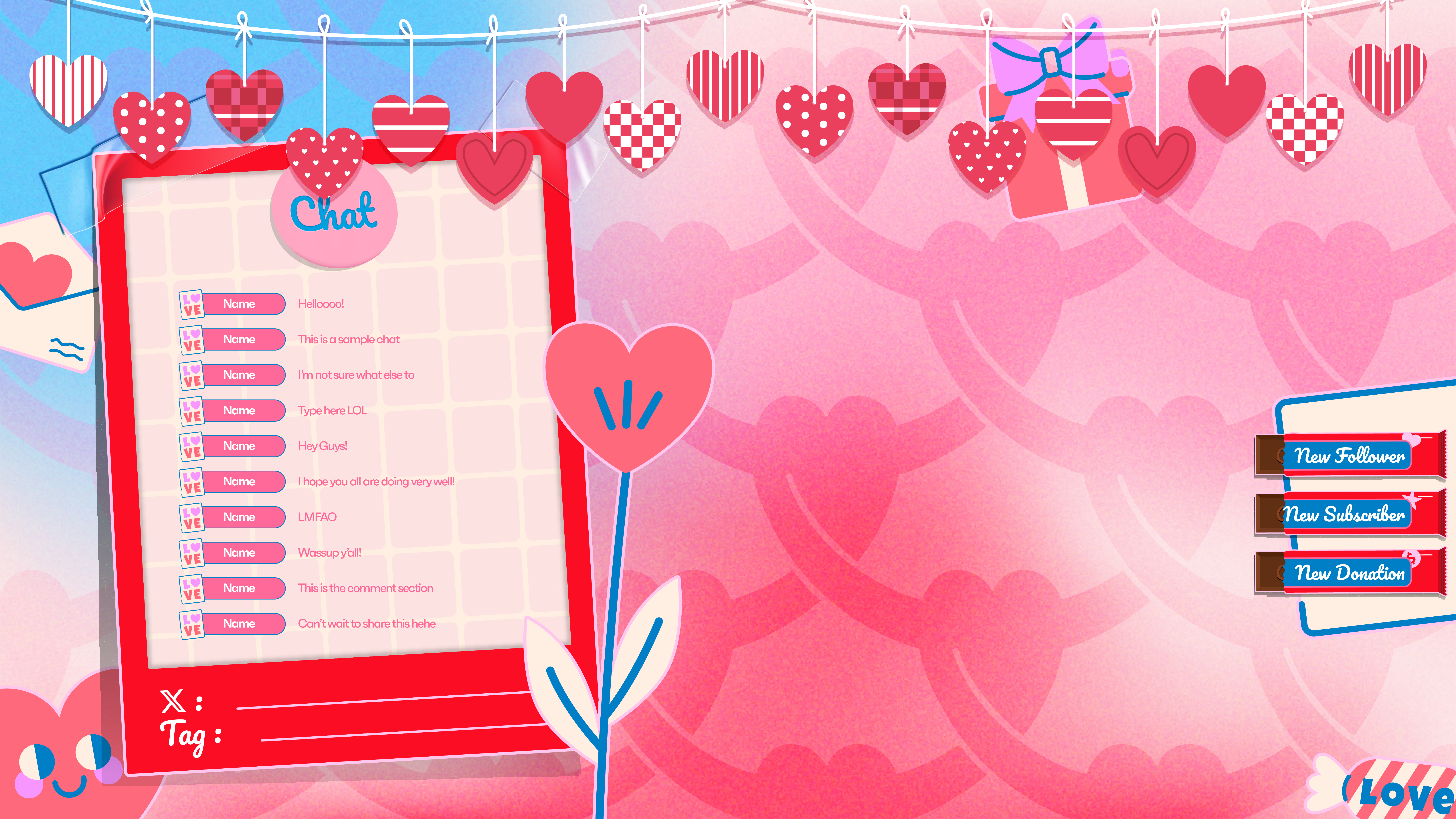 CNY 'Just Chatting' Screen