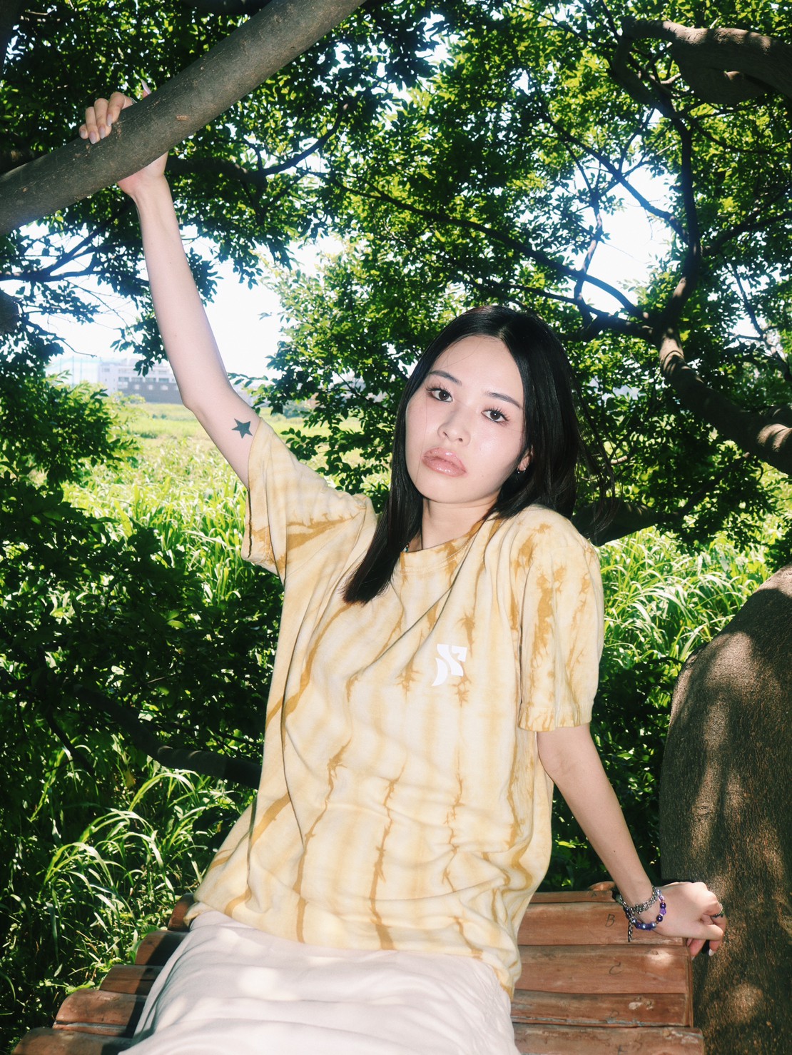 SLATT PLAN Original Tee "MUSTARD"